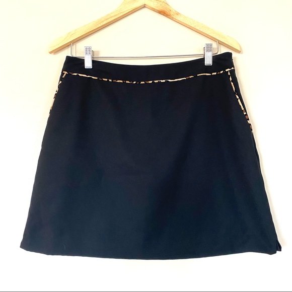 EP Pro | Shorts | Ep Pro Golftennis Skort Black With Animal Print Trim ...